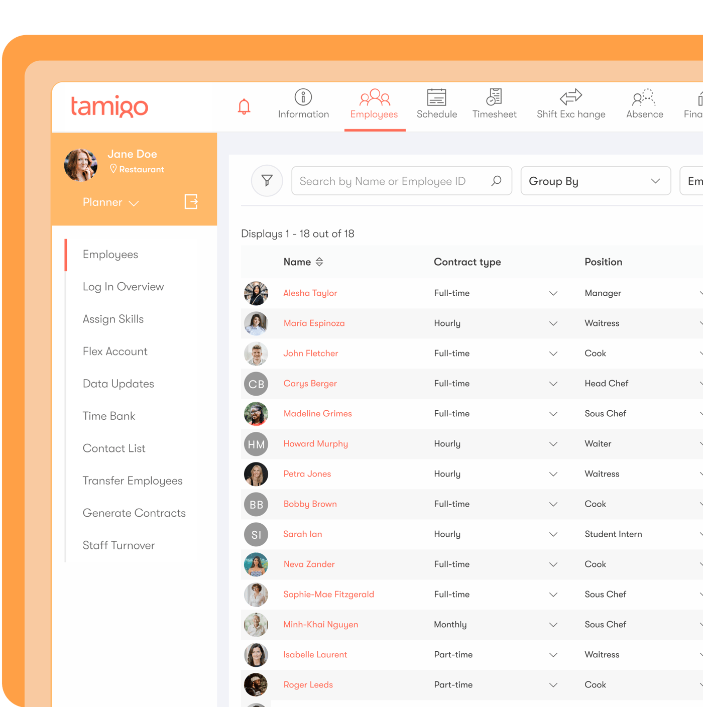Cloudbasierte Personalverwaltung – tamigo Workforce Management