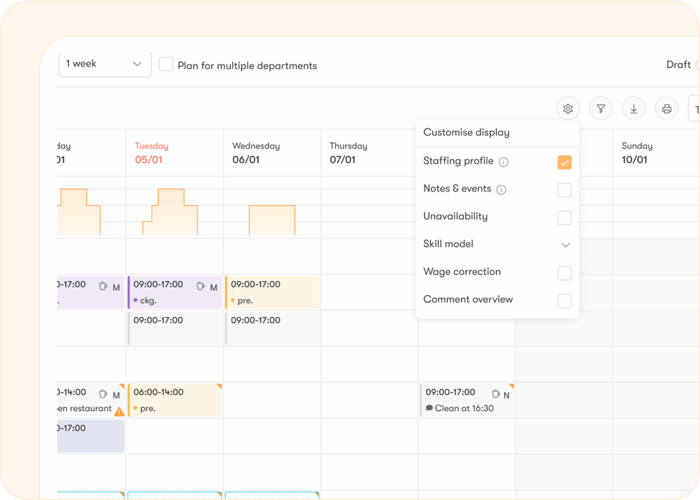 Logiciel de planification des employes - planning tamigo